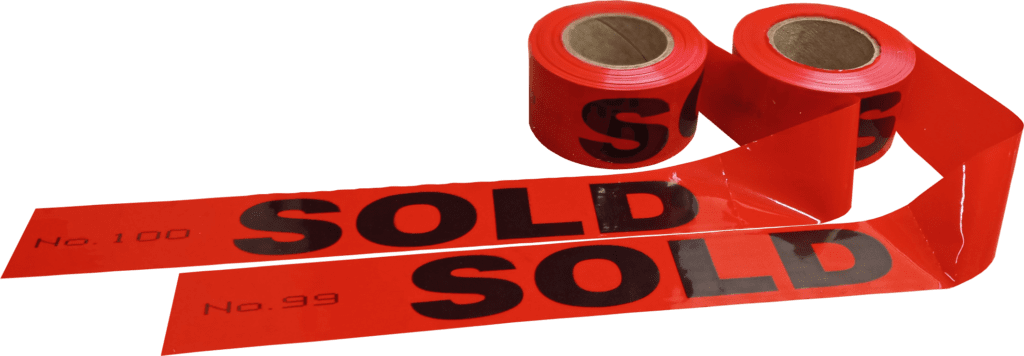 "SOLD" Tags - Highland Converting LLC